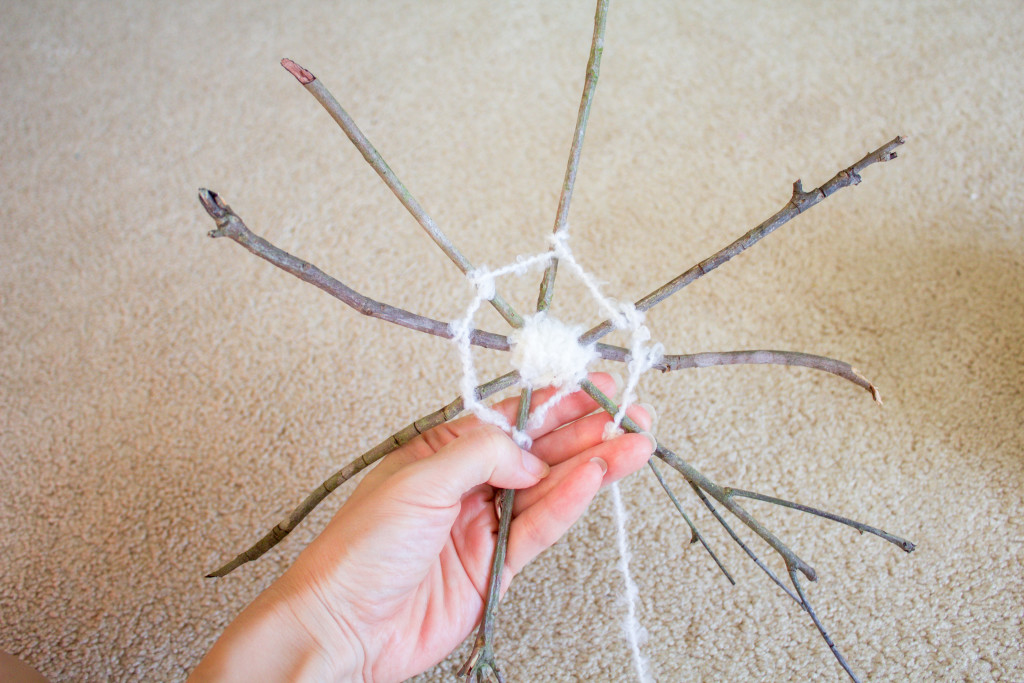 DIY Twig Spider Webs - Love Your Abode